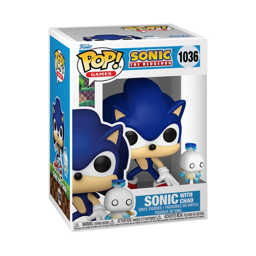 Boneco Funko Pop! & Buddy Sonic The Hedgehog - Sonic e Chao