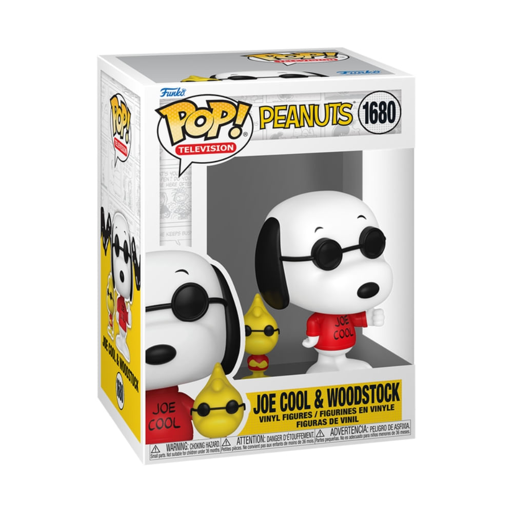 Boneco Funko Pop! & Buddy Snoopy - Joe Cool e Woodstock